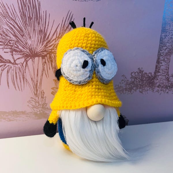 Crochet Minion Gnome Pattern, Amigurumi Minion, Crochet Gnome Minion - Etsy