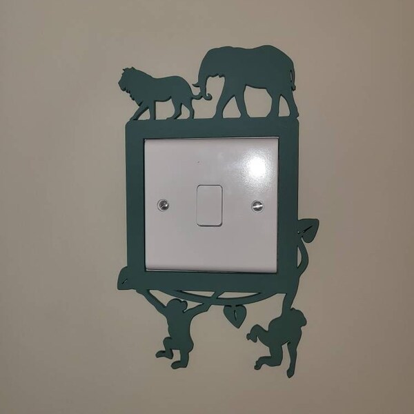 Dinosaur Light Switch Surround, Dino Play Room Decor, T-rex Theme ...