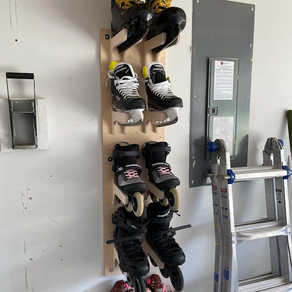 Inline / Roller Skate Rack. Holds 4 Pairs - Etsy