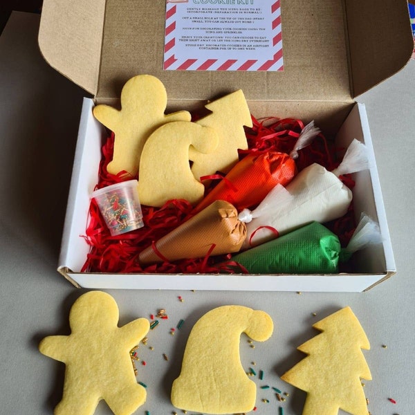 Christmas DIY Cookie Kit Instructions - Holiday DIY Cookie Kit ...