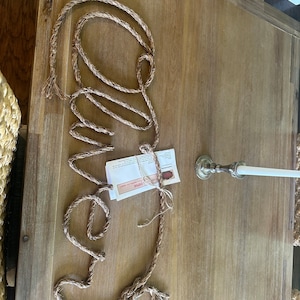 Western Rope Letter Sign: Initial Lasso, Western Decor, Rustic Letter ...