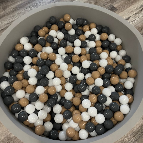 Colorful Plastic Pit Balls for Kids Pool Soft Ocean Balls Eco Friendly ...