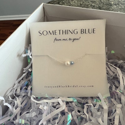 Something Blue Bracelet, Something Blue for Bride, Bridal Shower Gift ...