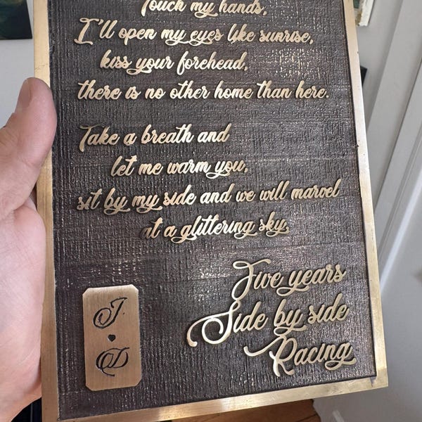 Custom Bronze Plaque and Signs– Bronze Anniversary Gifts, Unique Gift ...