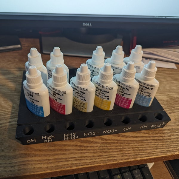 Gh, Kh, P04+ API Test Kit Holder and Dry Rack! || API Test Tube Holder ...