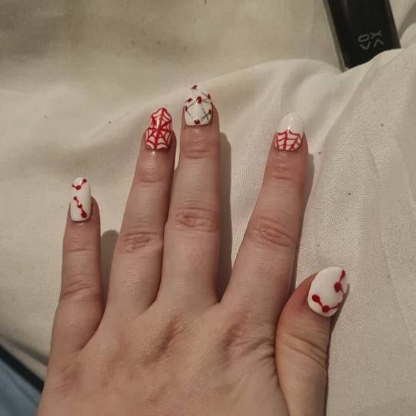 Anime Spider Demon | Full Nail Kit | High Quality Fake Nails | Stick on ...