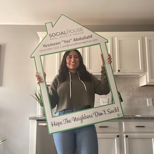 Real Estate Marketing Photo Booth Props Realtor Selfie Frame ...
