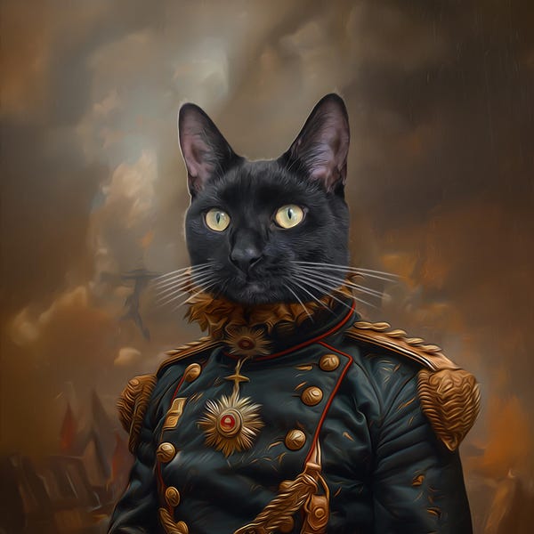 Commender Pet Portraits, Regal Pet Portraits, King Pet Portraits, Royal ...