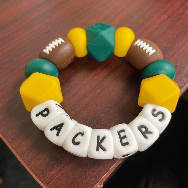 Green Bay Packers Toy Collection - Pacifier Clip - Rattle - Go Pack Go ...