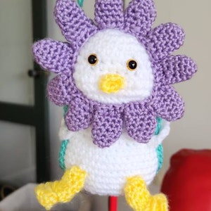 Duck Coaster Crochet Pattern, Crochet Duck Amigurumi PDF Pattern, No ...