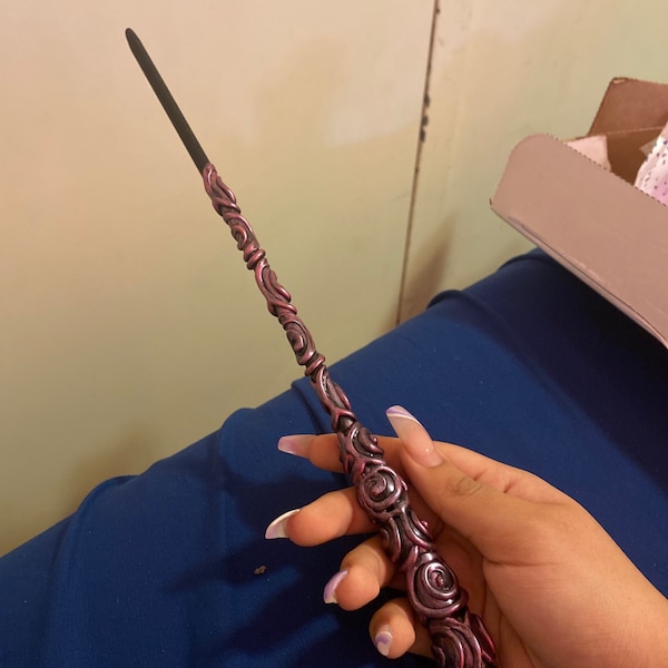 Witch Fairy Wands Wand Crystal Black and Pastel Magic Wand - Witch Wand ...