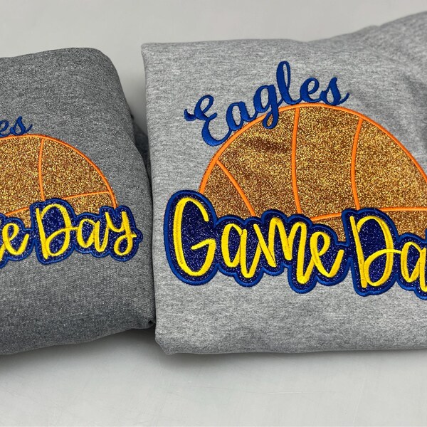 Game Day Football Applique Machine Embroidery Design - Etsy