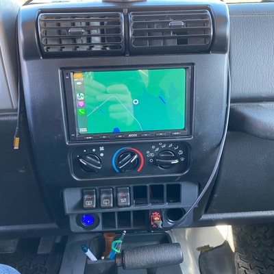 97-01 Jeep Cherokee XJ Switch Panel Fits 6 OEM Switches Passenger Side ...