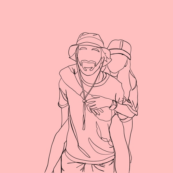 Loose Line Art With Poem, Cute Poem, Poem and Picture, Cute Drawing ...