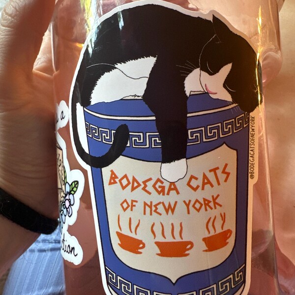 Vibrant Tuxedo Cat in Wildflower Field - Matisse-inspired Art Print - Creative Gift for Cat ...