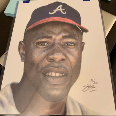 Chipper Jones Colored Pencil Card Sized Drawing 3 1/2x 2 1/2 - Etsy