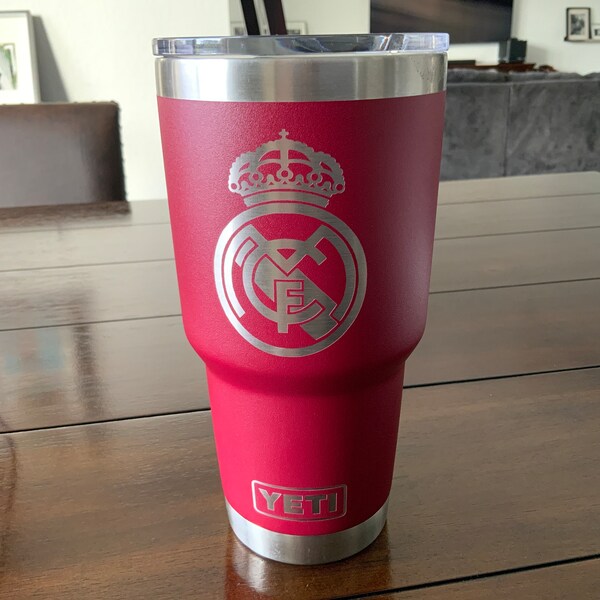 Real Madrid FC Personalized Custom Engraved Tumbler Cup - YETI 20oz or ...