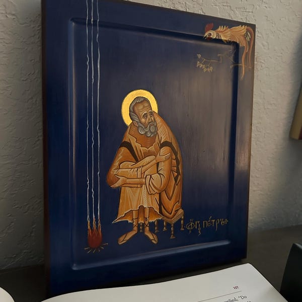 Hand-painted Saint Peter Icon, Orthodox Art - Etsy