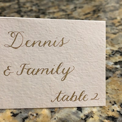 Meal Selection Place Card - Etsy