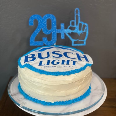 29 1 Cake Topper, Funny 30th Birthday Cake Topper, Middle Finger Topper ...