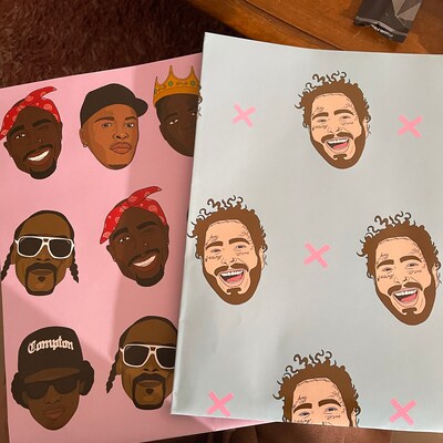 Rapping Paper Snoop Dogg Dr. Dre Ice Cube Eazy E 2pac Notorious B.I.G ...