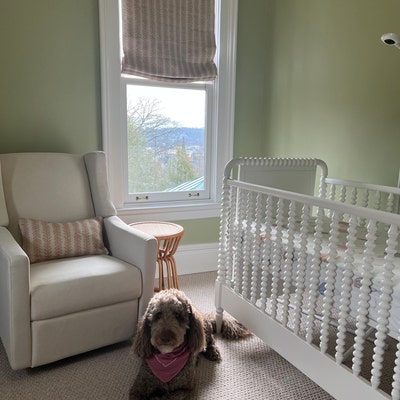 Peter Dunham Starburst Custom Drapes shown in North Blue Blue - Etsy