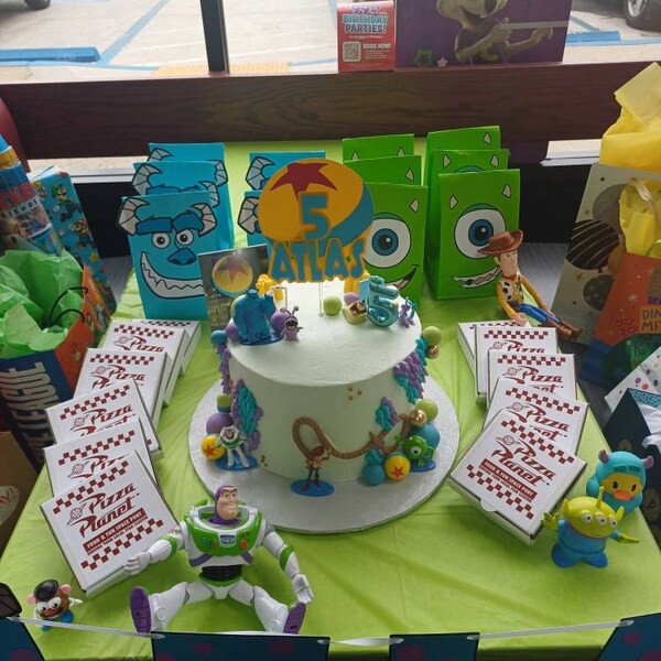 Pixar Cake Topper/pixar Party/pixar Theme/pixar Inpsired/pixar Birthday ...