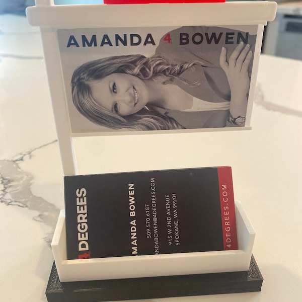 Real Estate Business Card Display - Business Card Holder Personalized ...