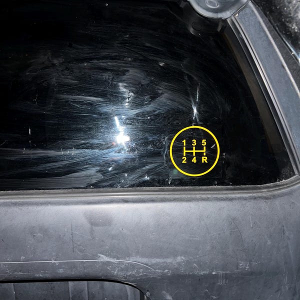 Shifter Vinyl Decal sticker, Car, Laptop, Window, Tumbler, Manual Jdm ...
