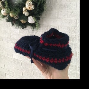 Pattern for Wool Sheepskin Crochet Slippers for Adults Size 5.5 to 13 ...