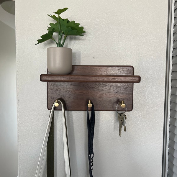 Magnetic Key Holder Shelf, Key Holder for Wall, Wall Mounted, Key ...