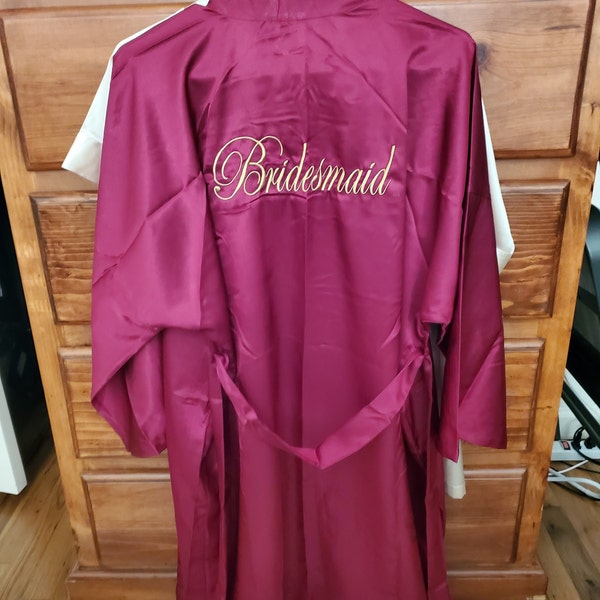RED Robes/burgundy Wedding Robe/bright Red Robes/ Red Kimono Robes ...