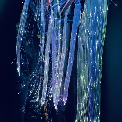 Starry Luminous Optical Fiber Textile Leds Fabric Technology Age ...