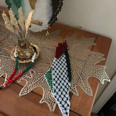 Palestine Map Wall Hanging Palestine Map Decoration Palestine Flag ...