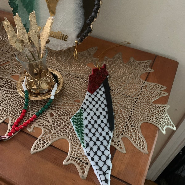 Palestine Map Wall Hanging | Palestine Map Decoration | Palestine Flag ...