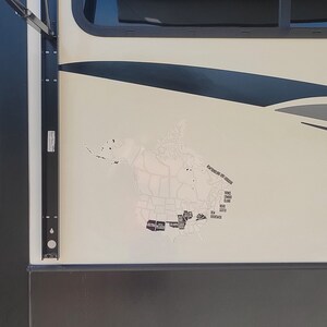 USA Decal Sticker Travel Map for Rv's and Campers - Etsy