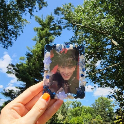 Decoden Decorated Toploader Keychain Kpop Deco Polco PC Photoframe ...