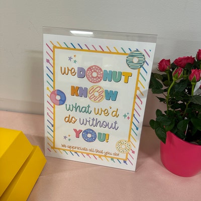 Lunch Appreciation 8x10 Printable Sign, Teacher Employee Appreciation ...