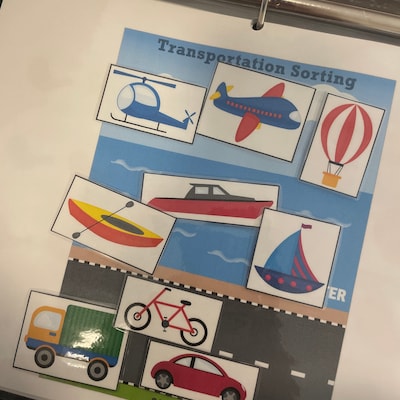 Land Air Water Transportation Sorting Activity Printable, Toddler Busy ...