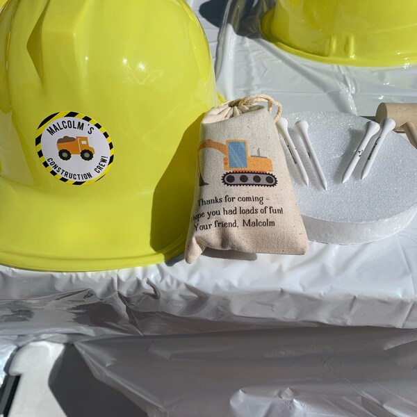 Construction Birthday Stickers, Loads of Fun Stickers, Construction ...