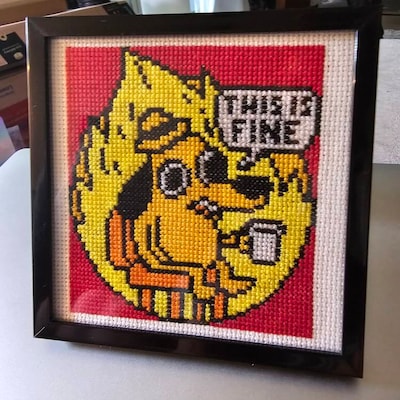 Peeking Jesus I Saw That Cross Stitch Pattern Funny Christ Xstitch ...