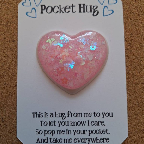 Personalised Pocket Hugs, Anxiety, Pocket Hearts, Pocket Hug Gift ...