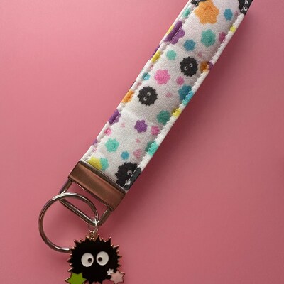 Retro Smiley Faces Key Fobs, Keychain Wristlet, Key Fobs, Fun Key Fobs ...