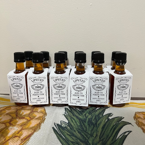 50 Ml Mini Liquor Bottles With Black Tamper Evident Cap Mini Shot ...