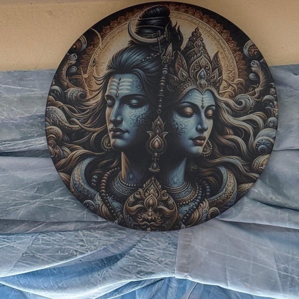 Tempered Glass Wall Art-round Wall Art Gift-circle Wall Art-tempered ...