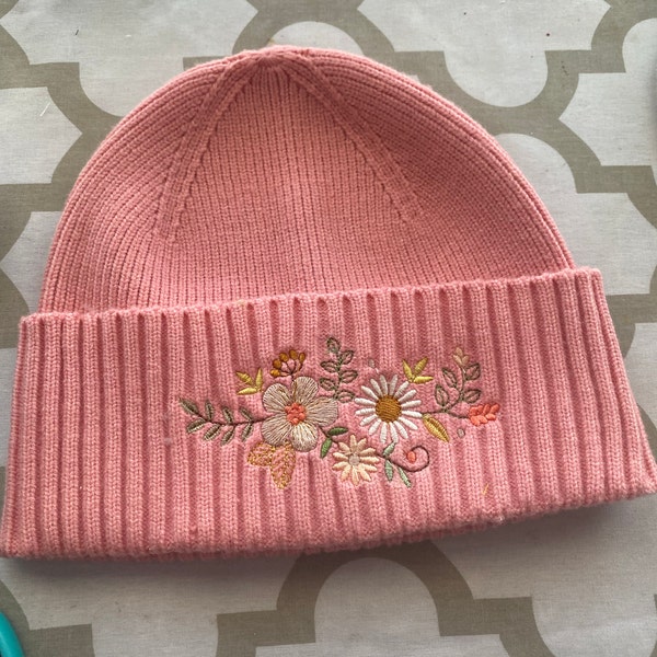 Machine Embroidery Design- Modern Boho Flowers - Modern Floral Digital ...