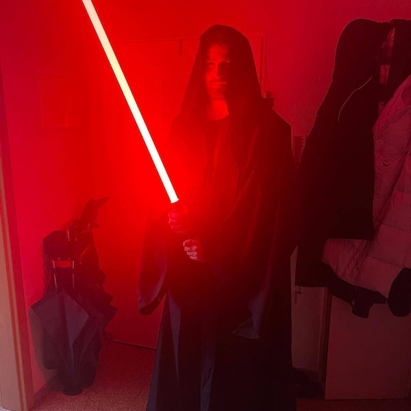 Jedi Robe Hooded Cloak, Jedi Outfit Hooded Cape, Jedi Cloak Padawan ...