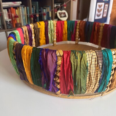 3 Yards, Turkish Ribbon, Summer Sunset, Bright Pinks and Gold - Etsy