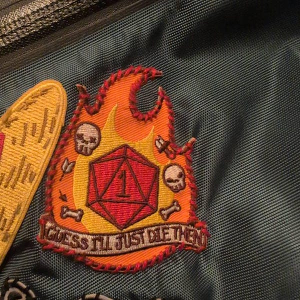 Critical Fail Nat 1 Patch, Iron-on Patch, Dnd Patch, Dungeons and ...