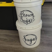 DECALS ONLY Brown Sugar Pantry Label Decals for Your Own Containers ...